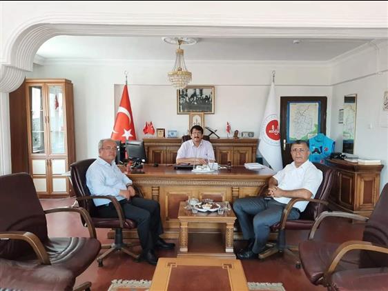 Haymana Nüfus Müdürü Fahri TANRIVERDİ ve Yazı İşleri Müdürü Ahmet Nazmi ...