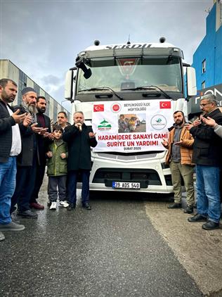 Beylikdüzü'nden Suriye ve Filistin'e Yardım Gönderildi