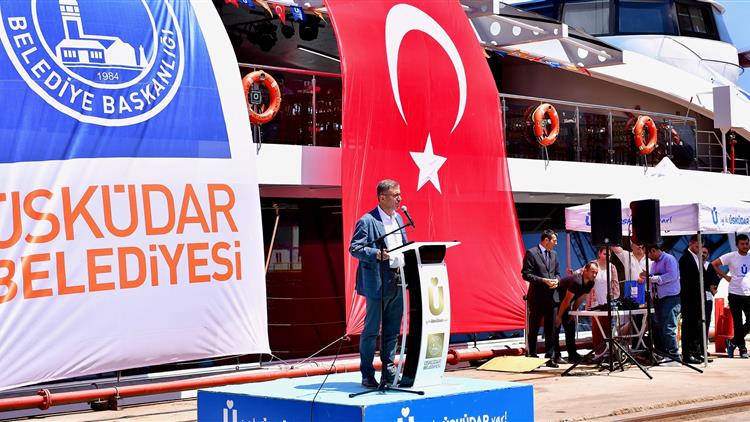 Üsküdar Belediyesi Valide Sultan Gemisi Hizmete Başladı